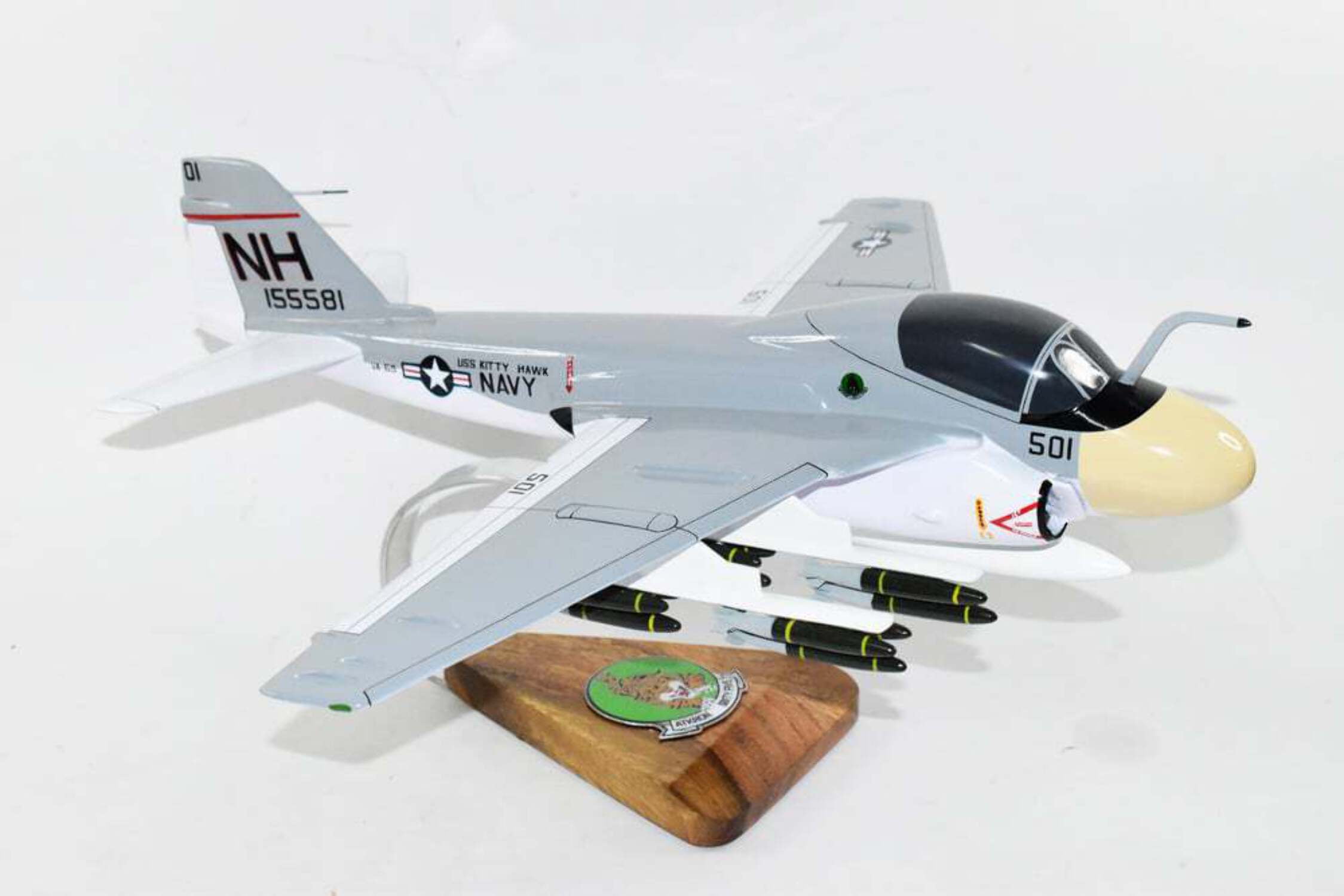 VA-65 Fighting Tigers (USS Kitty Hawk 1968) A-6A Intruder Model, 1/36th ...