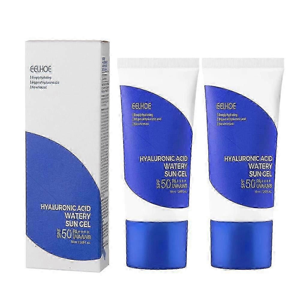 2 piezas de gel protector solar hidratante con ácido hialurónico para ...
