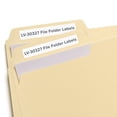 Dymo Compatible LV-30327 File Folder Labels (2 rolls per pack ...