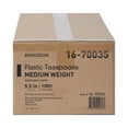 McKesson Plastic Teaspoons, Disposable Cutlery, 5 1/2 in, 1000 Ct ...