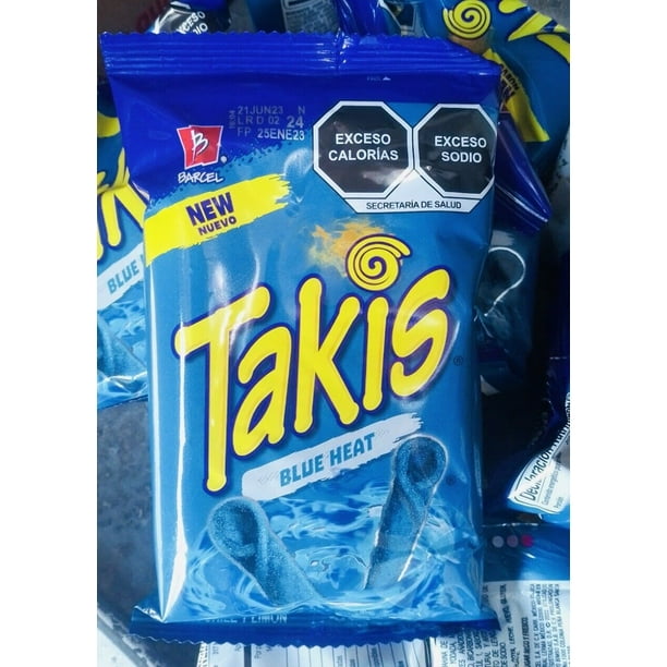 Barcel Takis Azul Blue Heat 65g Box w/5 bags - Walmart.com
