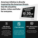 American Lifetime Dementia Clock Large Digital Display with Day Date ...