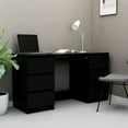 vidaXL Writing Desk Computer Desk Laptop Table Workstation Engineered ...