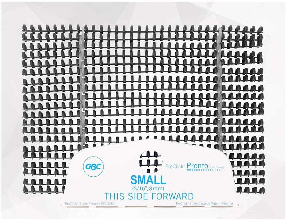 GBC ProClick Easy-Editing Binding Spines, Pronto P3000 Spine Cassette ...