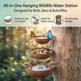 2026 Bird Feeder and Insect Water Cup, Hanging Durable Metal Design ...