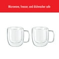 ZWILLING Sorrento Plus 2-pc Double-Wall Glass Espresso Mug Set - Walmart.com