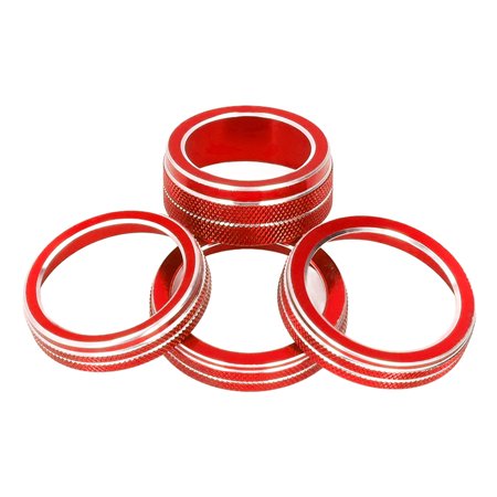 AC Switch Ring,Air Conditioner Button Cover Headlight Switch Knob Trim ...