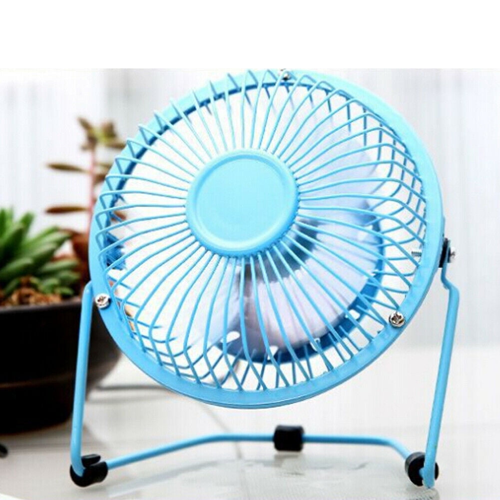 USB Portable Tripod Cooling Little Mini Fan Office Home 4" Small Desk ...