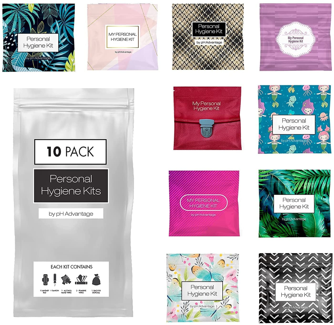 Period Kit 10 Pack - Assorted Colors - Walmart.com