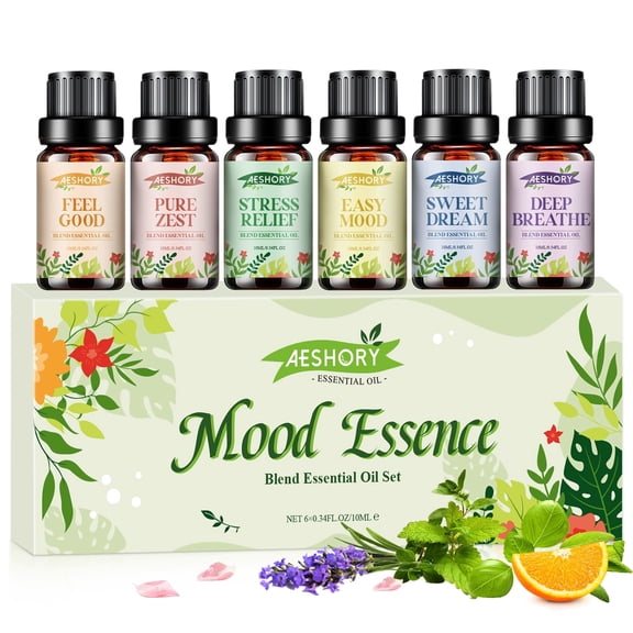 Aeshory 6x10ML Bakery Fragrance Oils Gift Set for Candles, Soap ...