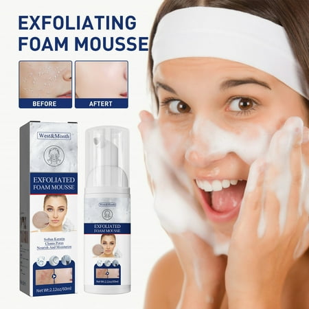 Archer 60ml Exfoliated Foam Mousse Clean Pores Exfoliating Moisturizing ...