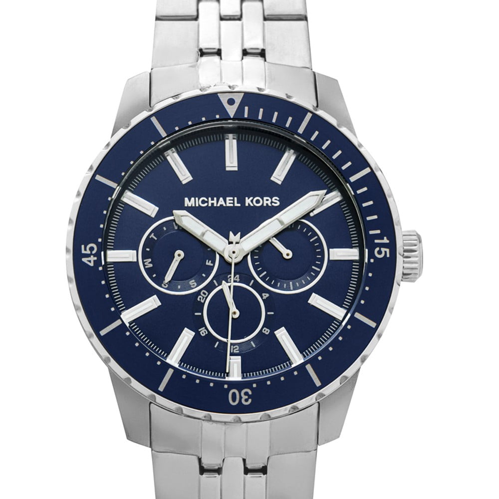 Michael Kors collectionName Quartz Blue Dial Stainless Steel Men's ...