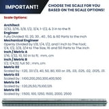 Pacific Arc Plastic Triangle Ruler with Acid Etched Markings, 12 Inch ...