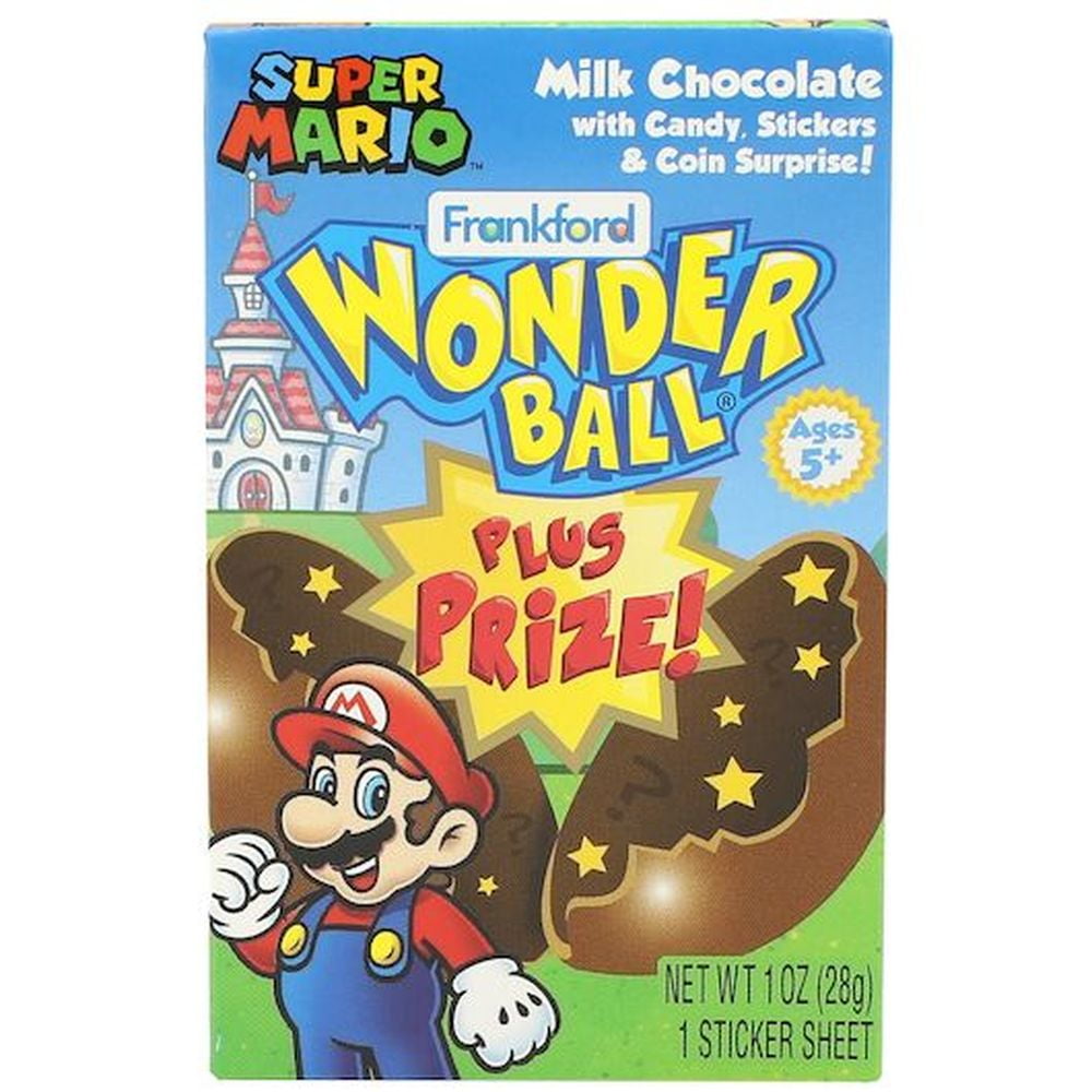 Frankford Prize Mario Wonder Ball Candy, 1 Ounce -- 120 per Case ...