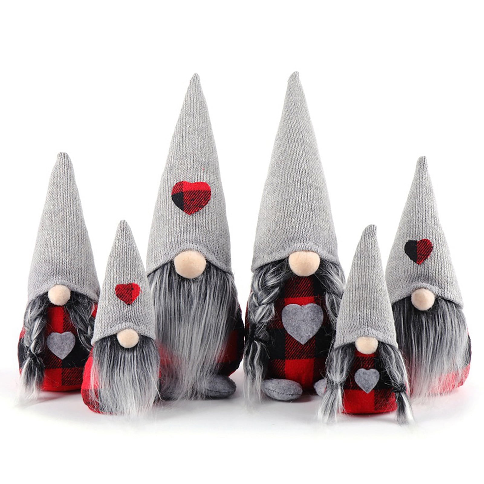 Cheers.US Christmas Gnome Plush Doll, Handmade Swedish Tomte Figurines ...