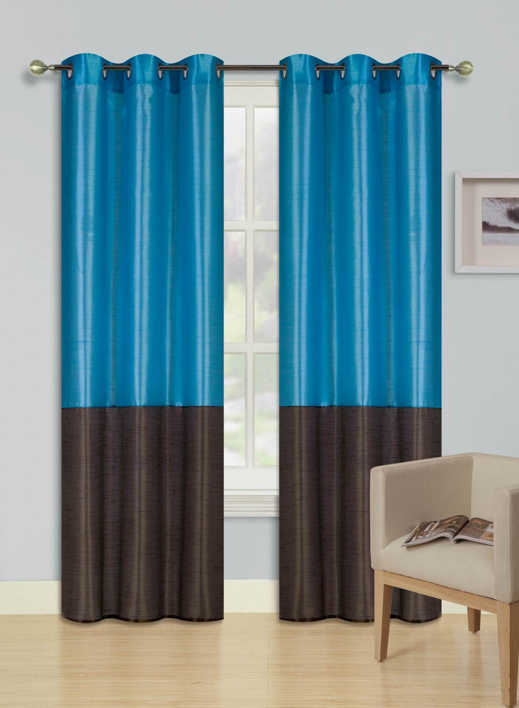 (#22) Two Tone Geometric 1 Panel Aqua Turquoise White Thermal Foam ...