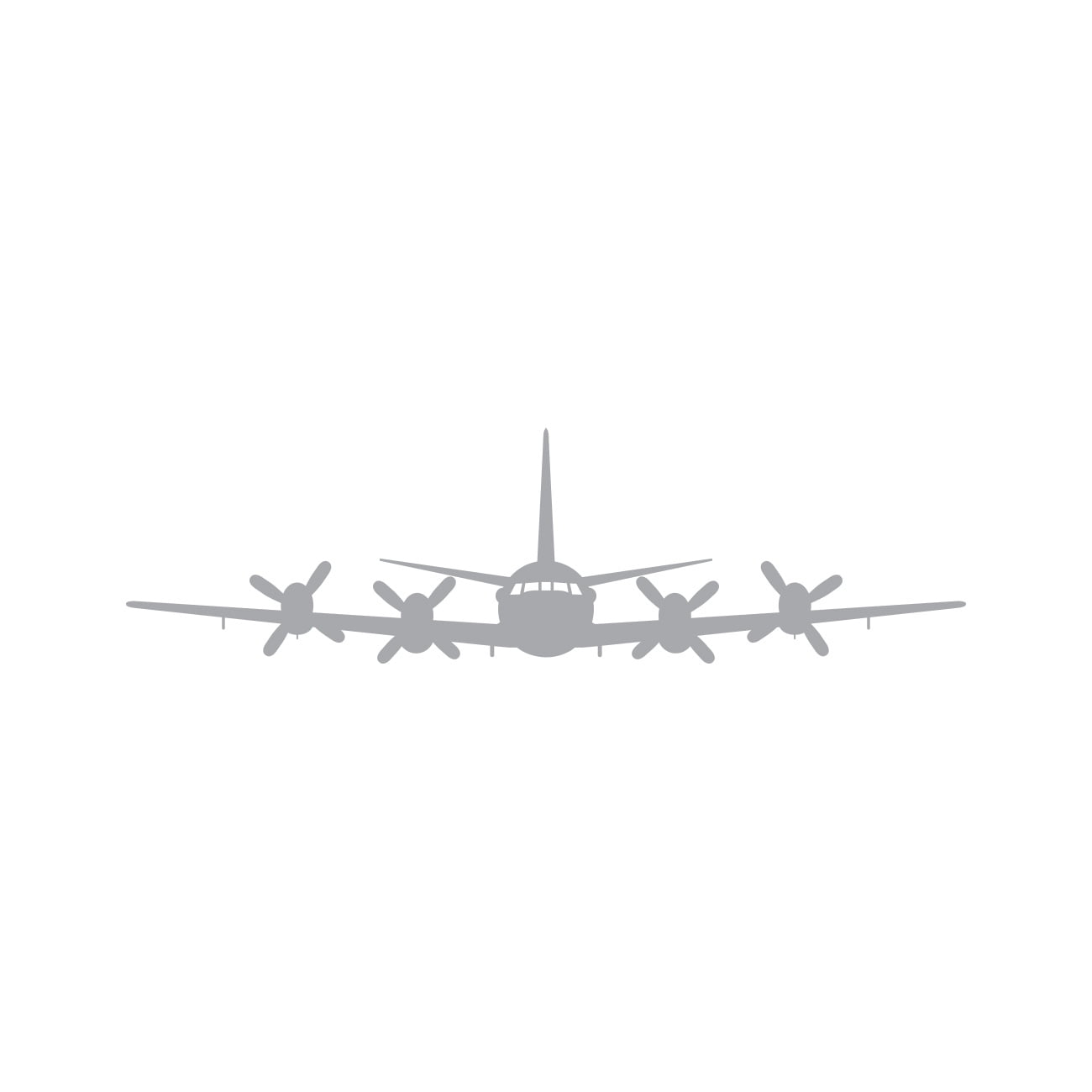 Front View P-3 Orion Sticker Decal Die Cut - Self Adhesive Vinyl ...