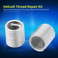 Thread Repair Insert, 60pcs Stainless Steel Thread Repair Kit M3 M4 M5 ...