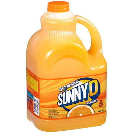 Sunny D Tangy Original Citrus Punch, 1 gal - Walmart.com