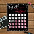 Event Countdown Board / 10" x 12" Chalkboard Style Calendar Countdown ...