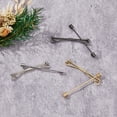6Pcs 6 Styles Brass Collar Pins Tie Clips Cardigan Clips for Men Women ...