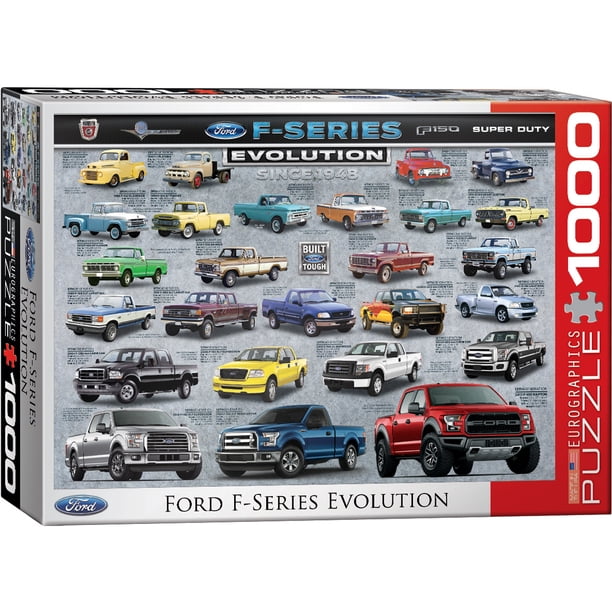 Ford F-Series Evolution 1000-Piece Puzzle - Walmart.com