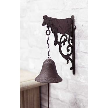 Walmart Cast Iron Rooster Dinner Bell, Rustic Western Farmhouse Decor ...