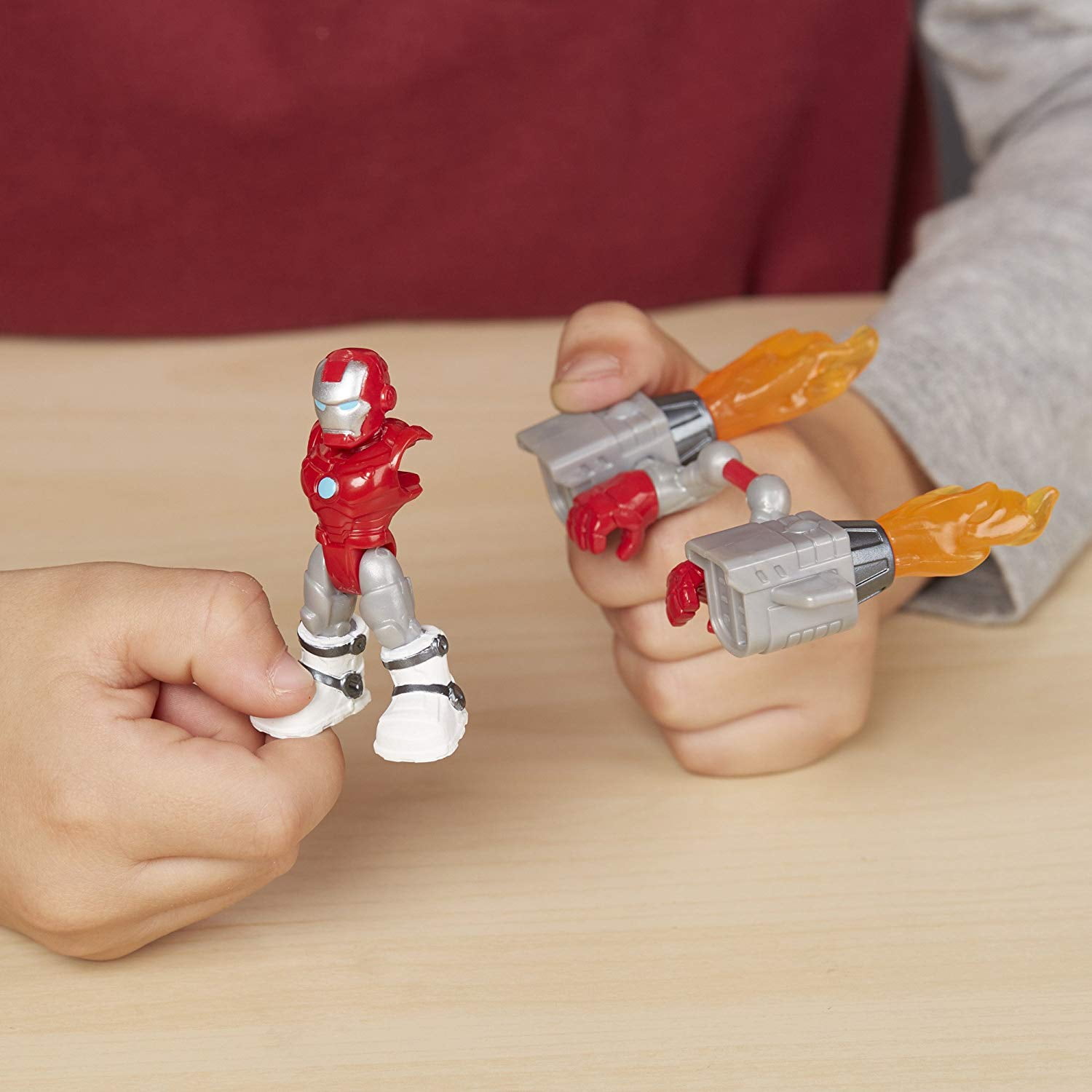 Buy Marvel Super Hero Adventures Iron Man Arc-Tech Snowjumper, Iron Man ...