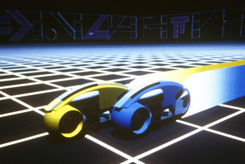 TRON gaming image of Tron race cars 24x36 Poster - Walmart.com