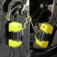 Yammee Compacts Security Padlocks High Security Bicycles Wheel 4-Digit ...