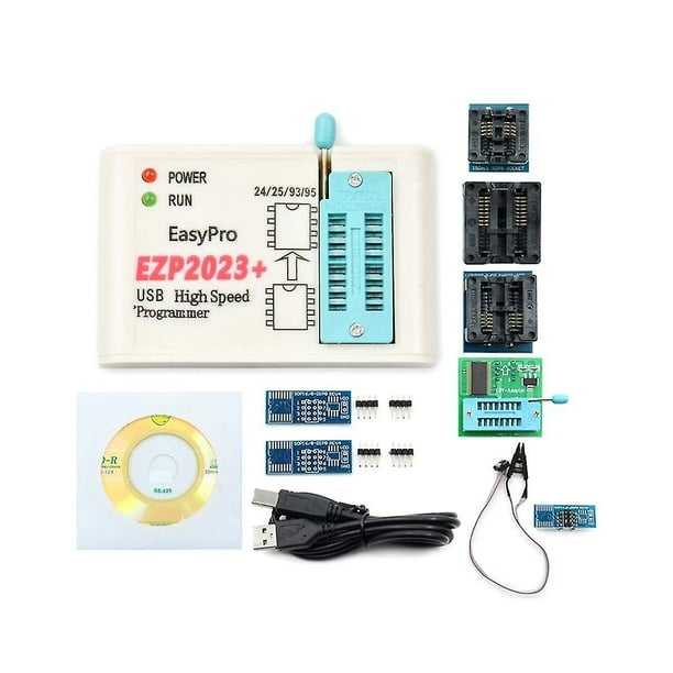 Ezp2023+ Programador Spi Flash de alta velocidad Ezp2023 compatible con 24/25/93/95 Eeprom Bios ...
