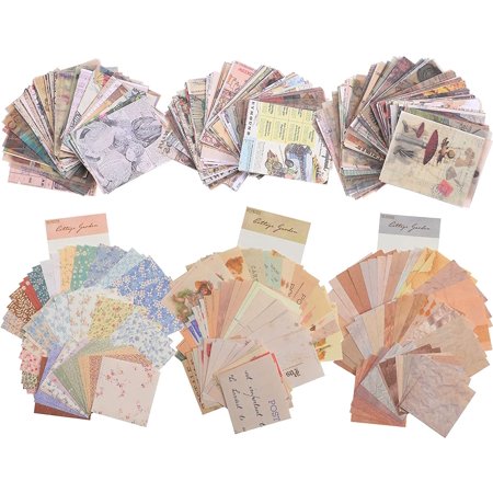580 Sheets Vintage Scrapbook Paper Supplies Journaling Paper Supplies ...
