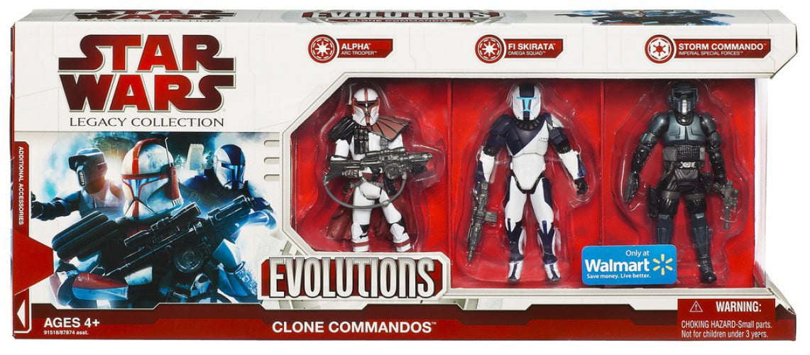 Star Wars Legacy Collection 2009 Evolutions Clone Commandos Action ...