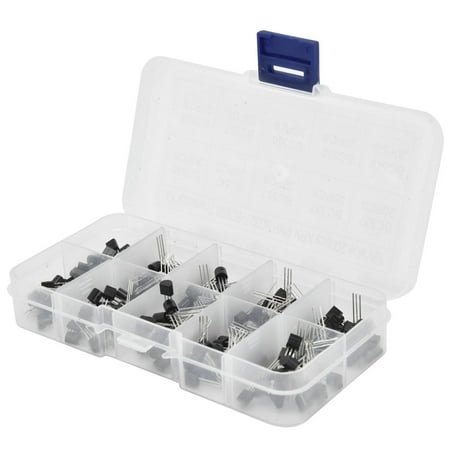 Noref 200pcs 10 Values BC327‑BC558 Transistors Assortment Kit Power General Purpose Transistors ...