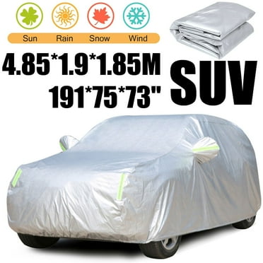 Waterproof Universal Full Car Cover for SUV, Outdoor Indoor All Weather ...