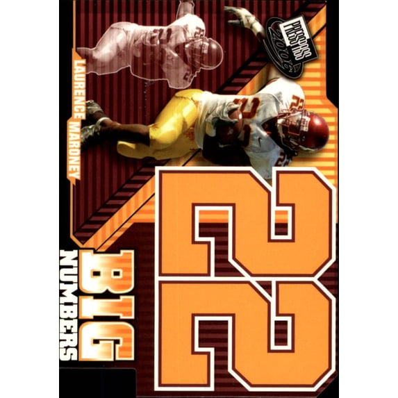 2006 Press Pass Big Numbers #BN12 Laurence Maroney NFL Football Trading ...