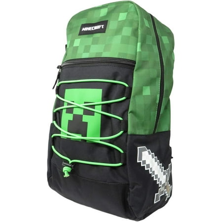 Minecraft Creeper Allover Print Backpack Bookbag | Walmart Canada