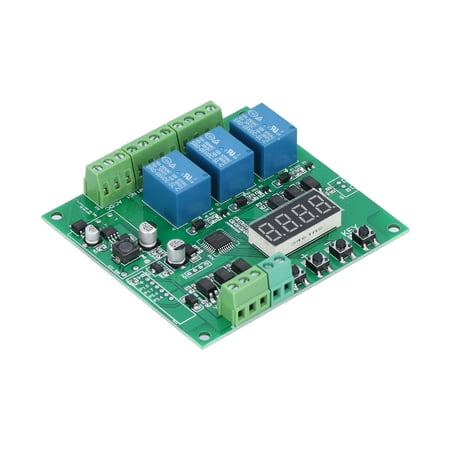 Eujgoov 3-Channel Relay Module Relay Switch 0.1 Seconds To 999 Minutes ...