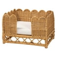 bali & pari Palm Bohemian Light Honey Rattan Pet Bed - Walmart.com