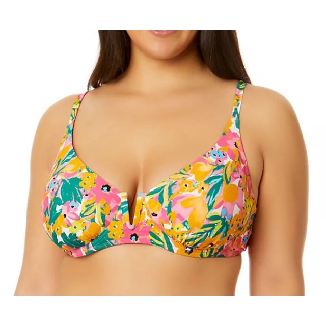 Anne Cole Limited Edition Ladies Swim V Wire Bikini Top Sunshine