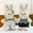 Bunny Stuffed Animal Retro Couple Rabbit Toys Valentines Day ...