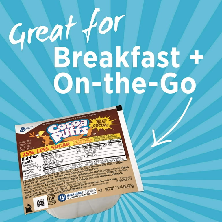 Cocoa Puffs Nutrition Label