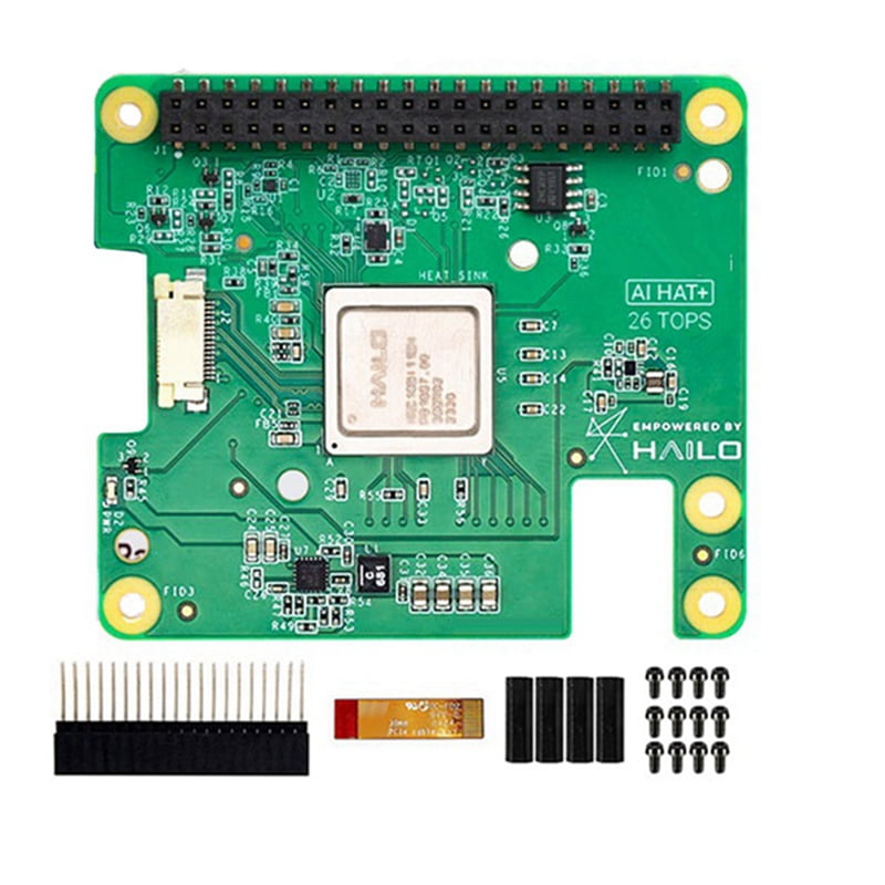 Para AI HAT+-8 26Tops para Raspberry Pi5 PCIe M.2 Gen3 para TensorFLow ...