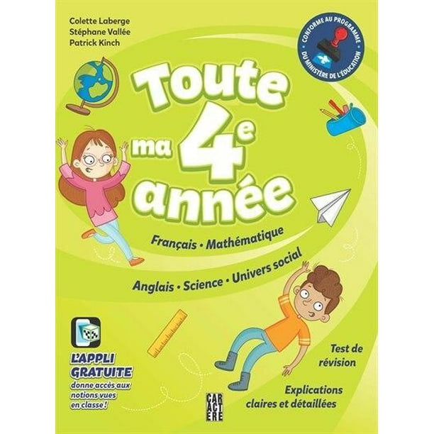 Toute ma 4e année (French Book) - Walmart.ca