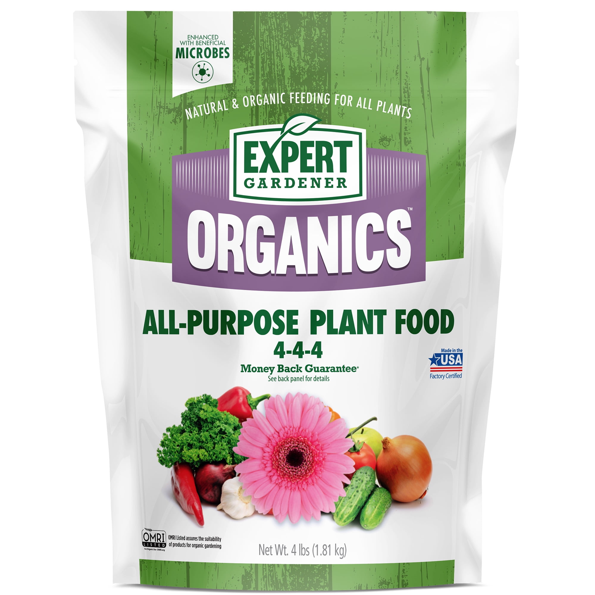 Expert Gardener Organic All-Purpose Plant Food, 4 lb Fertilizer ...