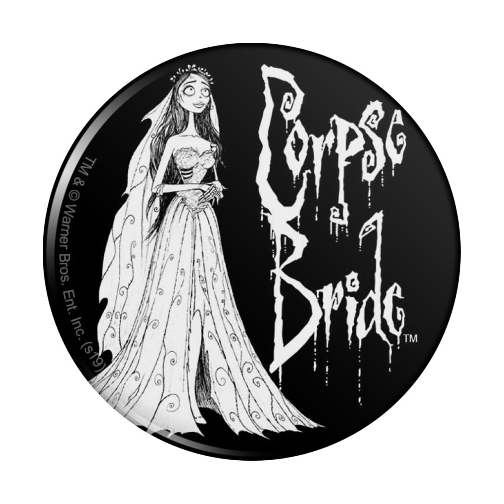 Corpse Bride Logo and Silhouette Pinback Button Pin - Walmart.com
