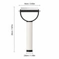 Double Sided Pet Grooming Comb for Cats Dogs, Undercoat Rake Deshedding ...