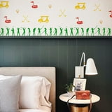 Golf Swing Border Painting Stencils 12x12inch Sport Theme Cart Plastic ...