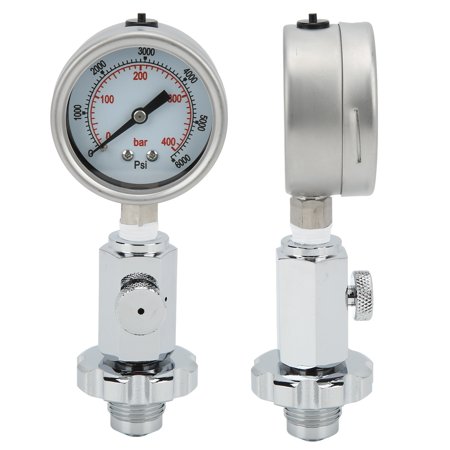 Fugacal Diving Air Tank Pressure Testing Checker With 0‑400 Bar 0‑6000 ...