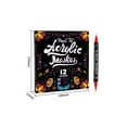 Dengmore Acrylic Paint Markers Set with Waterproof Opaque Colors and ...